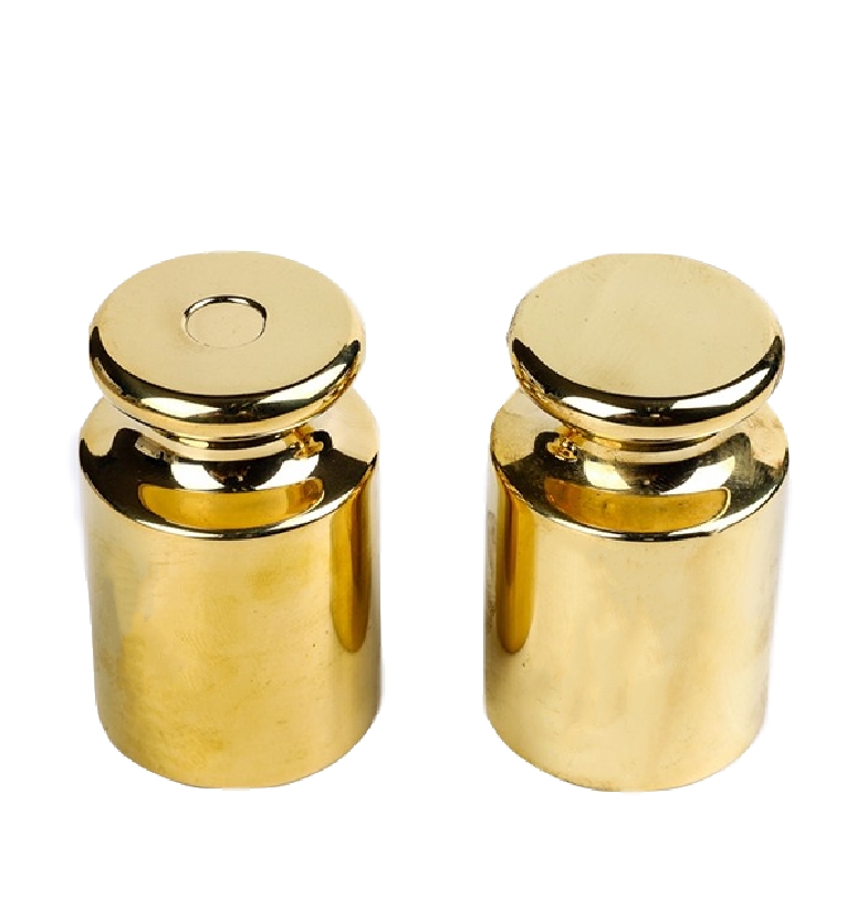 Cylindrical Brass Test Weight F1/F2/M1
